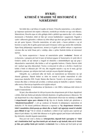 Mrekullia e krijimit në adn. albanian (shqip) | RTF