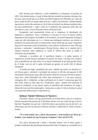 Mrekullia e krijimit në adn. albanian (shqip) | RTF