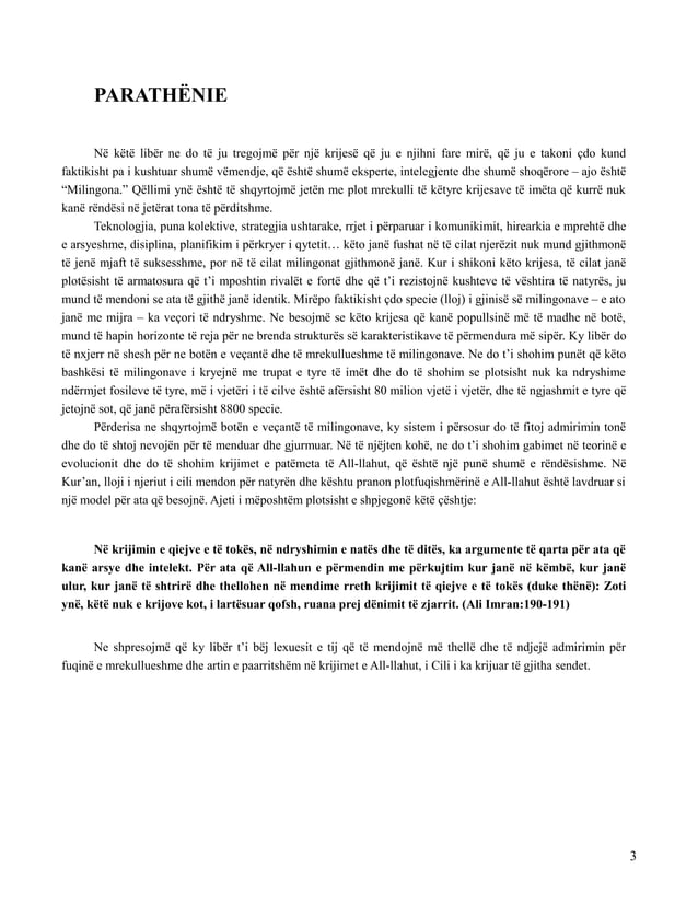 Mrekullia ne milingone | PDF