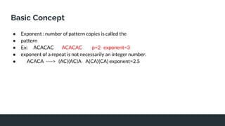 Mreps efficient and flexible detection of tandem repeats in dna | PPT