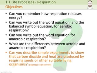 Mr Exham IGCSE - Respiration | PPTX
