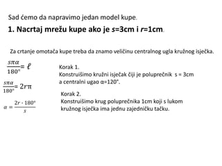 Mreza i povrsina kupe | PPTX