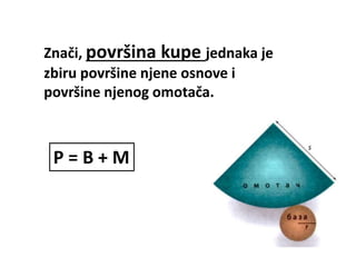 Mreza i povrsina kupe | PPTX