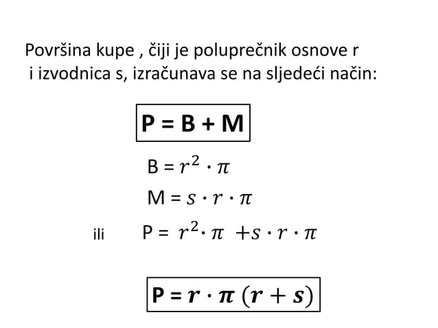 Mreza i povrsina kupe | PPT