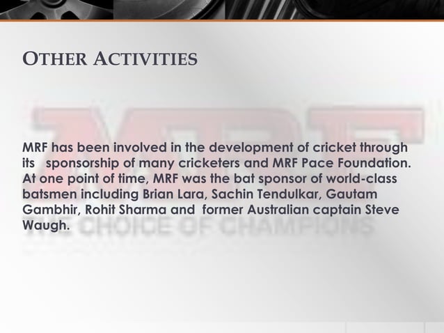 Mrf presentation | PPTX