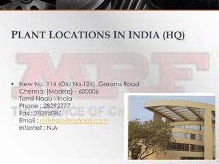 Mrf presentation | PPTX