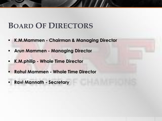 Mrf presentation | PPTX