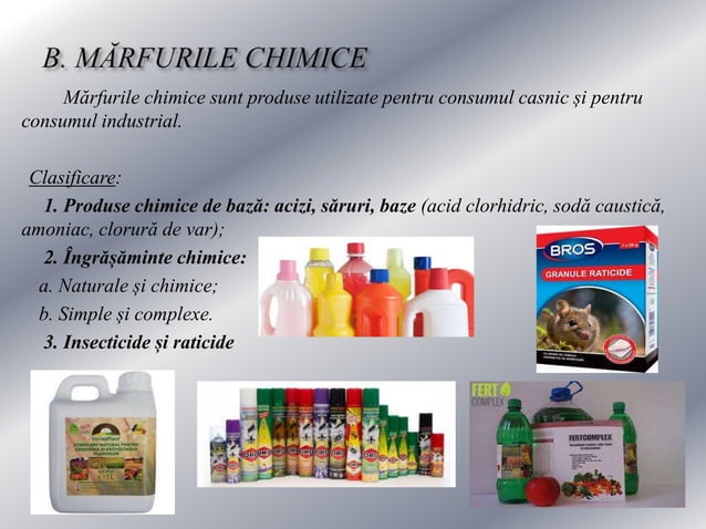 Mărfurile metalo-chimice | PPTX