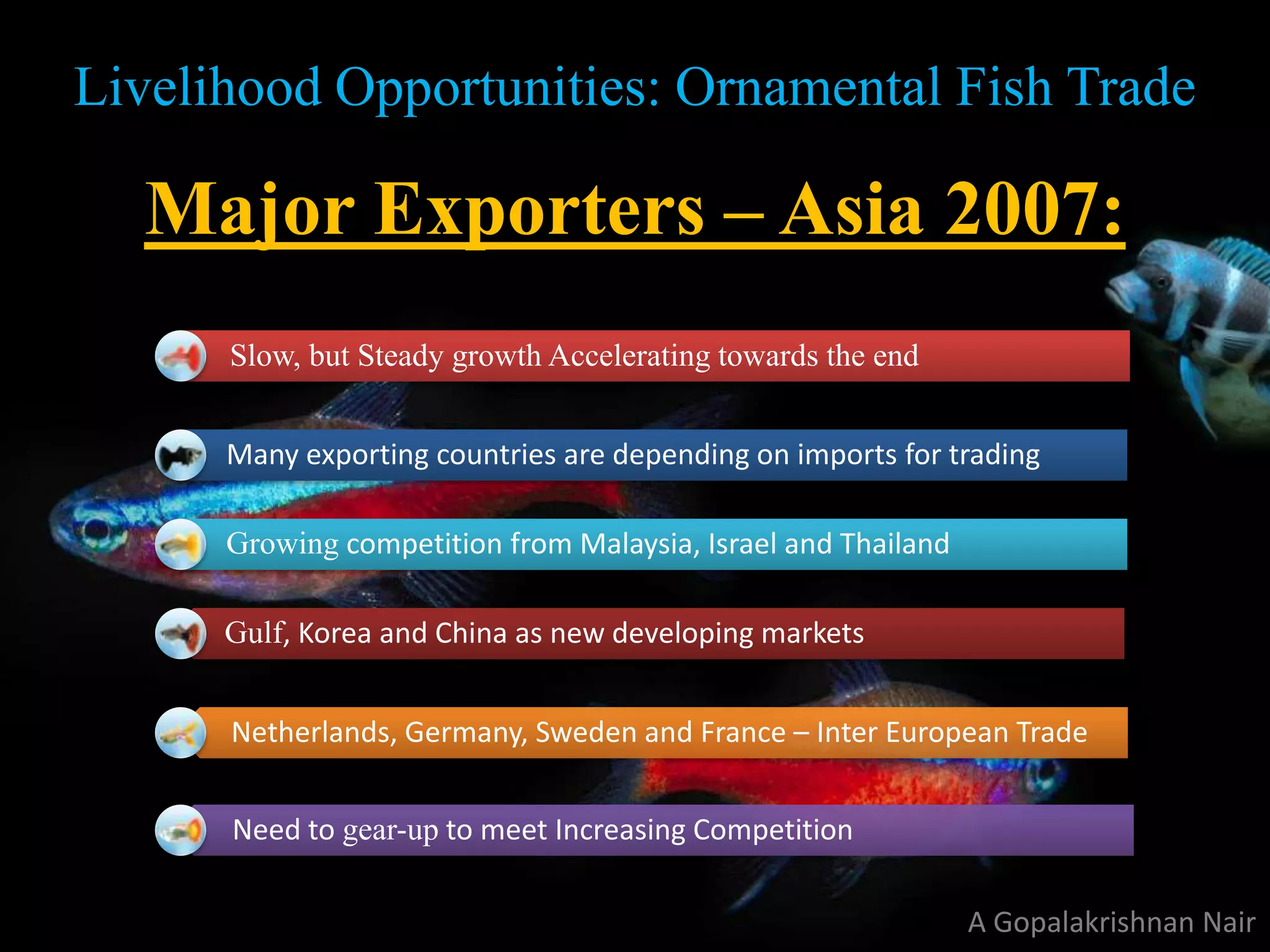 Agribusiness 360: Ornamental Fish Trade | PPT