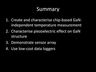 AlGaN/GaN Chemical Sensors in High Temperature and Pressure ...