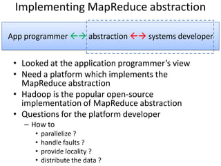 MapReduce basics | PDF