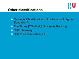 “Classification and ranking in Europe” by Mr Hans Hoving | PPT