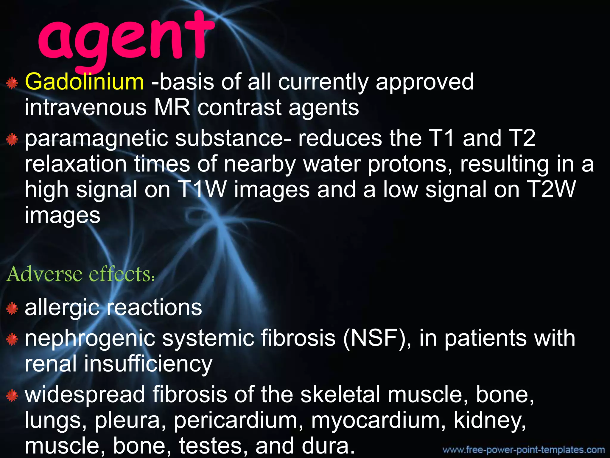 MRI (Magnetic resonance imaging) | PPTX