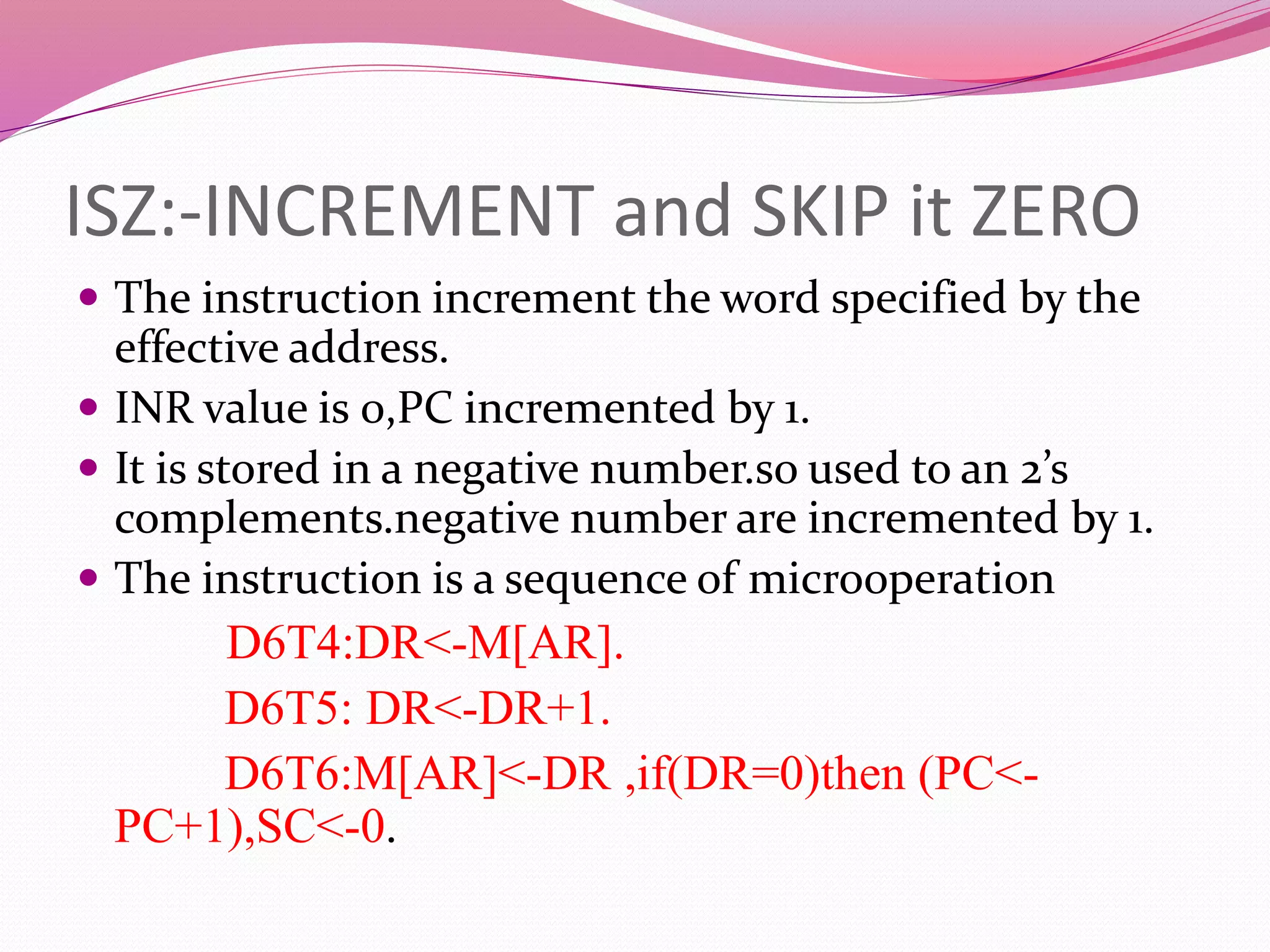 memory reference instruction | PPTX | Data Storage and Warehousing | Computing