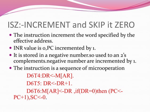 memory reference instruction | PPTX | Data Storage and Warehousing ...