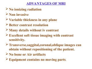 magnetic resonance Imaging -principes,adva | PPT