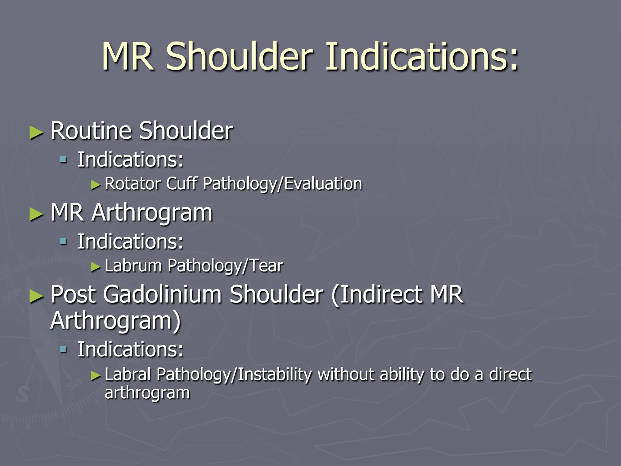 MRI protocol complete may 2016 musculoskeletal | PDF