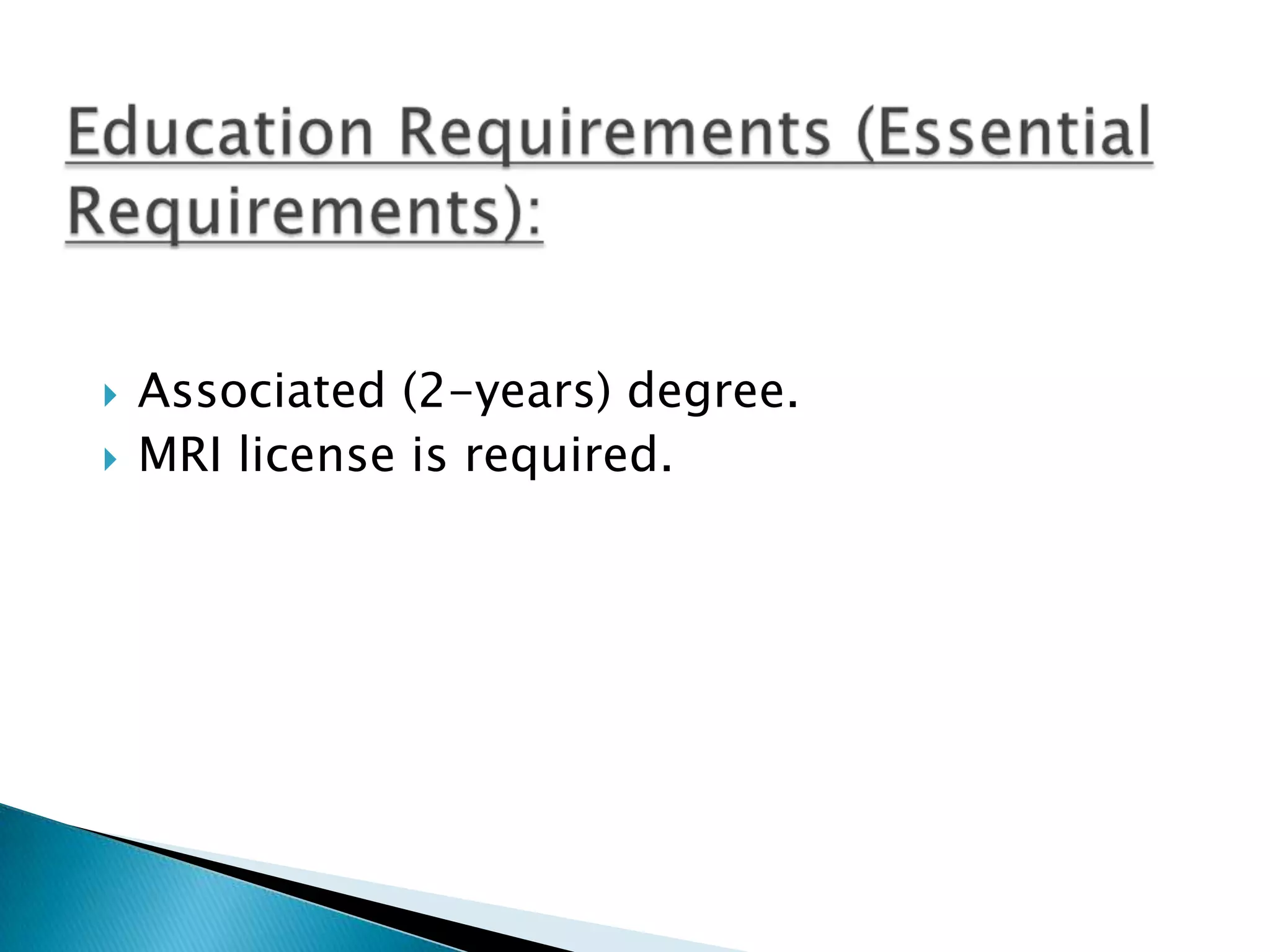 Mri technican job description tips | PPTX