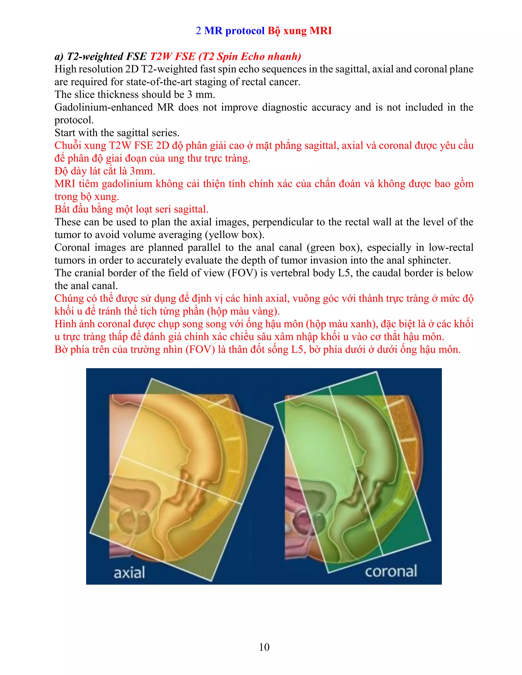 Đánh giá ung thư trực tràng trên MRI | PDF