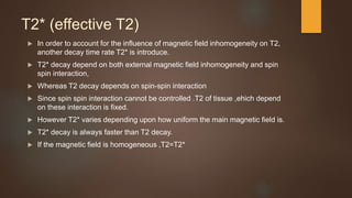 Magnetic Resonance Imaging | PPTX | Chemistry | Science