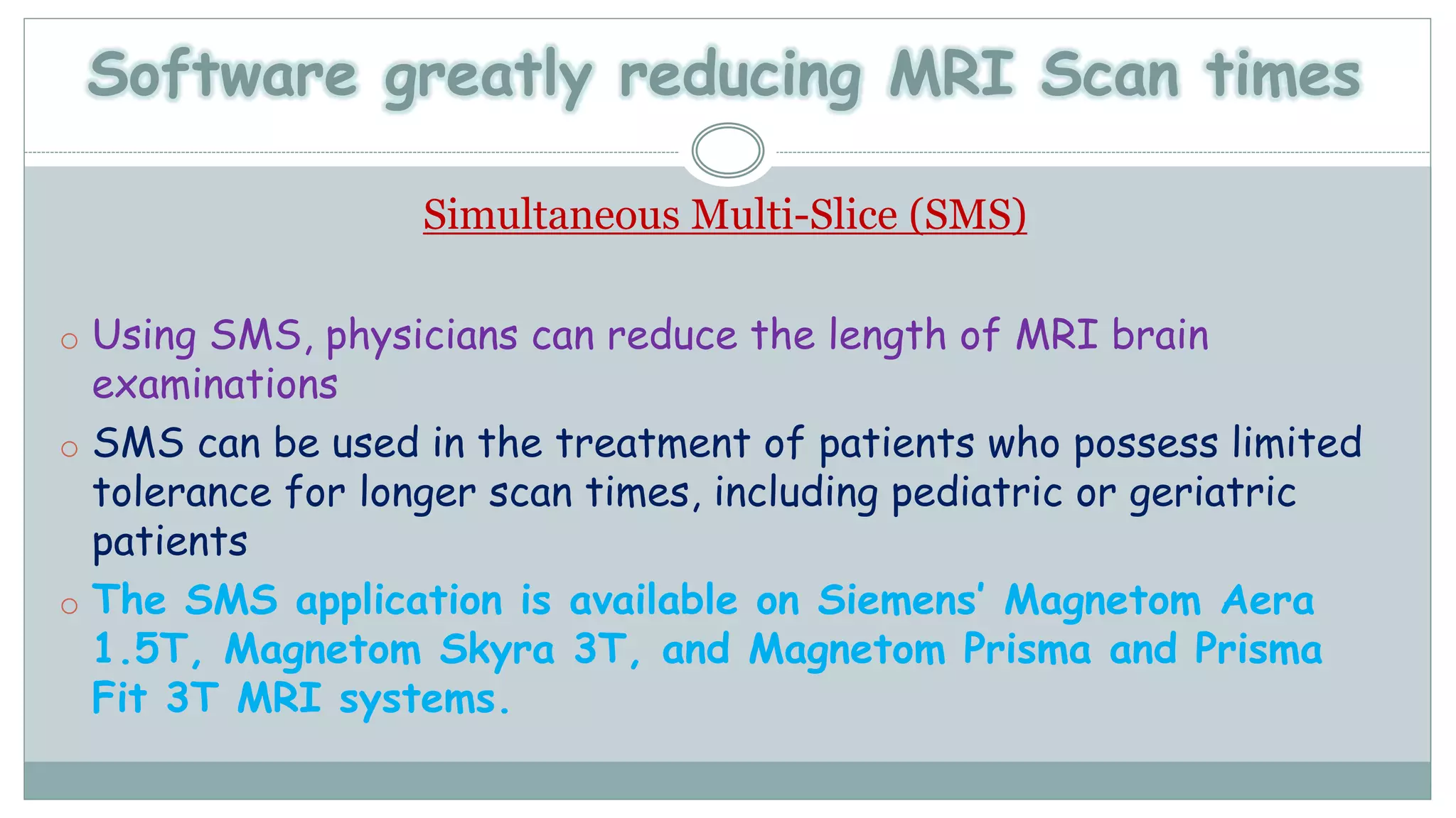 MRI advancement | PPTX