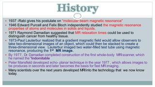 MRI advancement | PPTX