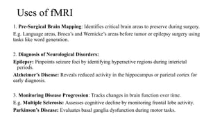 MRI and fMRI lifesciences and neurology ppt | PPTX