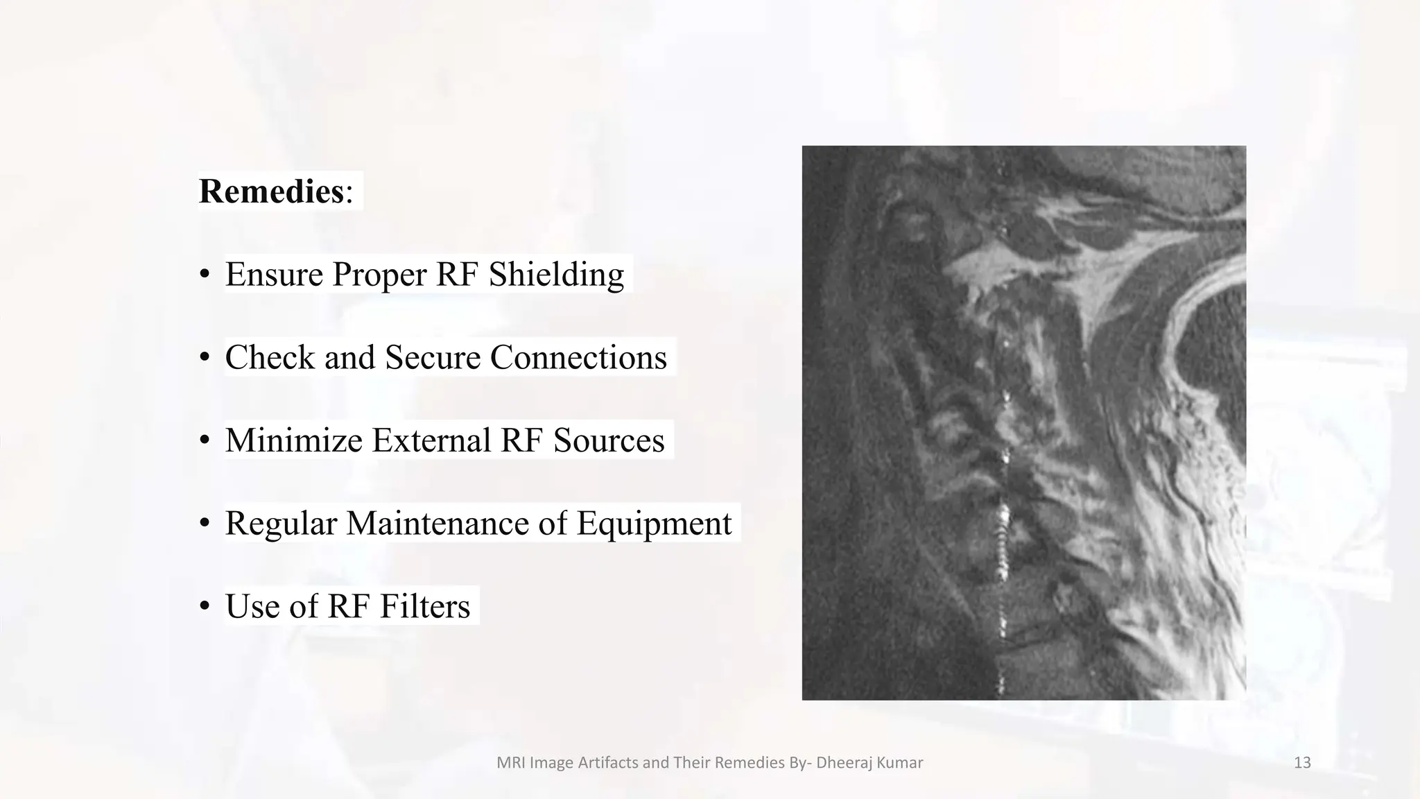 MRI Artifacts and Their Remedies/Corrections.pptx