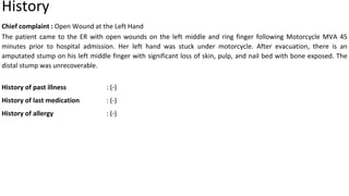 MR IAZ-MRZ finger tip injury left middle finger.pptx