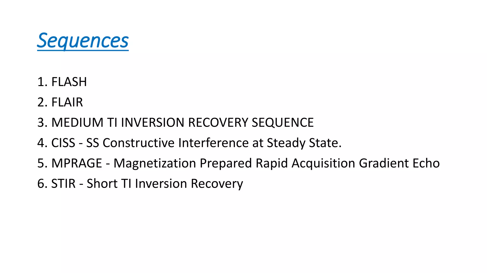 Mri basic principles | PPTX