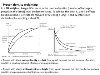 Mri basic sequences | PPTX