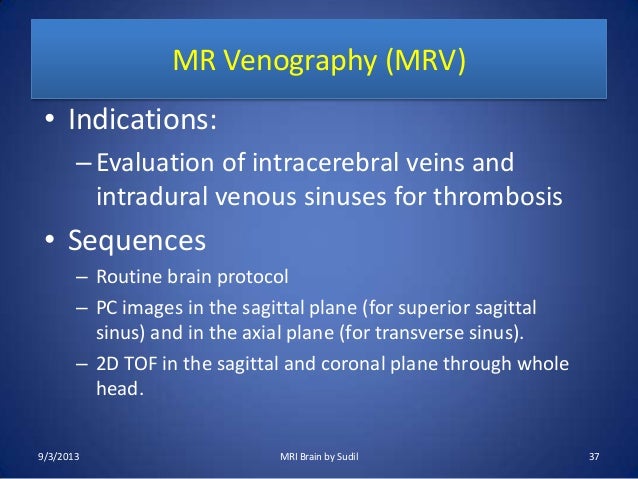 MRI Procedure of Brain