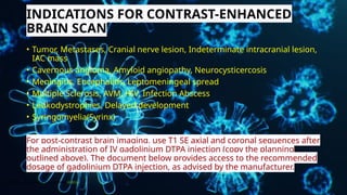 MRI BRAIN PROTOCOL- PRESENTED BY SHUBHASHIS MONDAL | PPTX