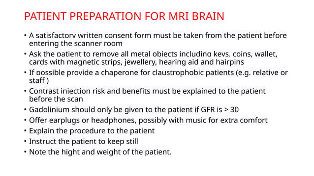 MRI BRAIN PROTOCOL- PRESENTED BY SHUBHASHIS MONDAL | PPT