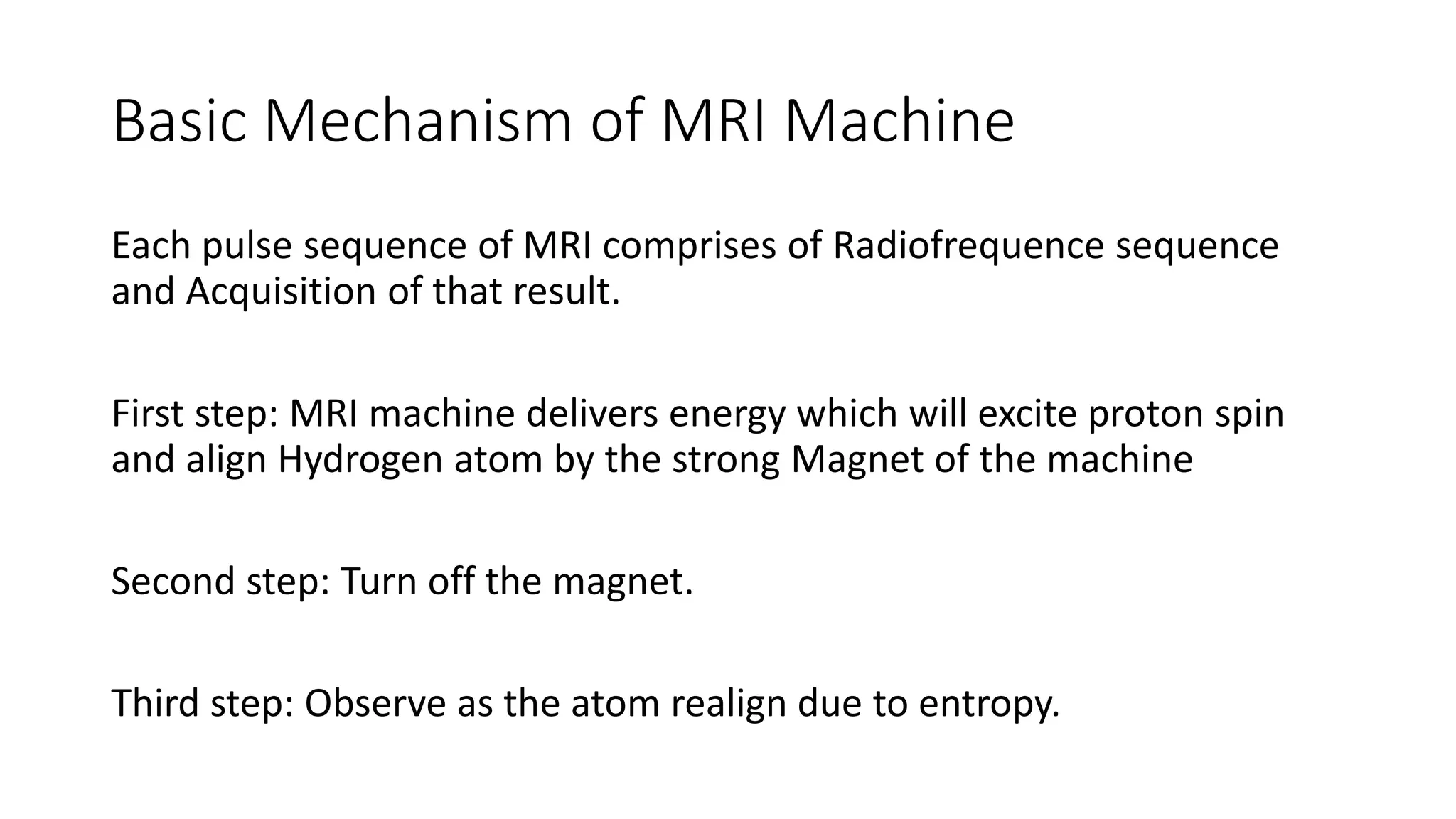 Mri brain sequences | PPTX