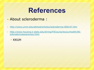 Mri case study- scleroderma | PPTX