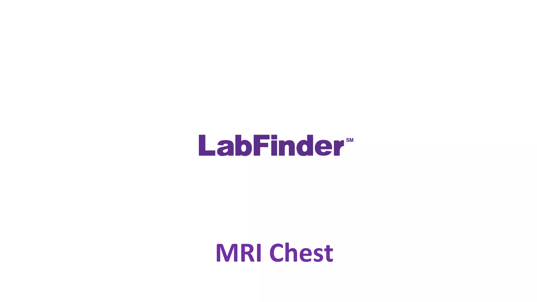 MRI Chest | PDF