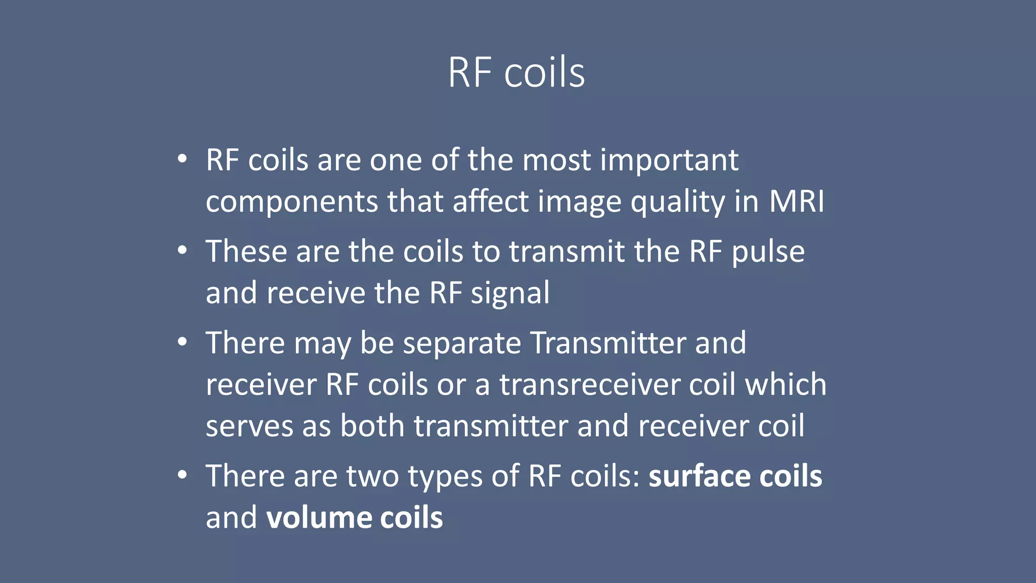 MRI Coil and Gradient power-point slide pk | PPTX