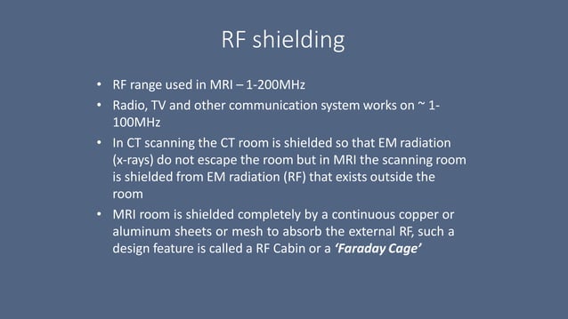 MRI Coil and Gradient power-point slide pk | PPTX | Physics | Science