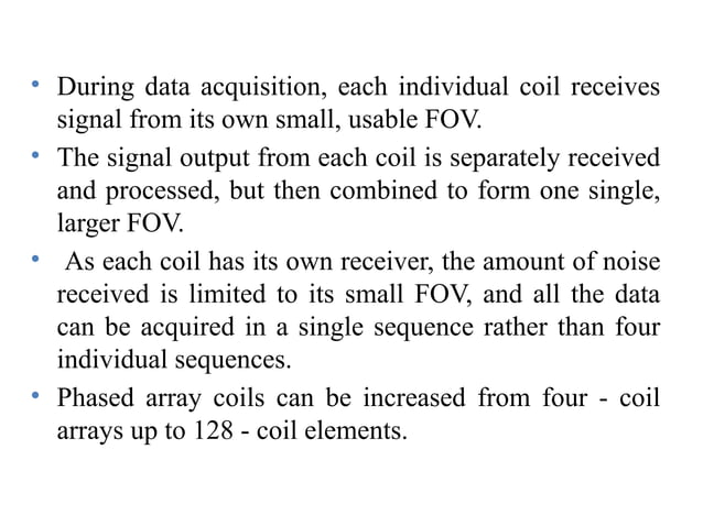 Magnetic Resonance imaging COILS(MRI).pptx | Physics | Science