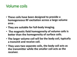 Mri coils | PPTX