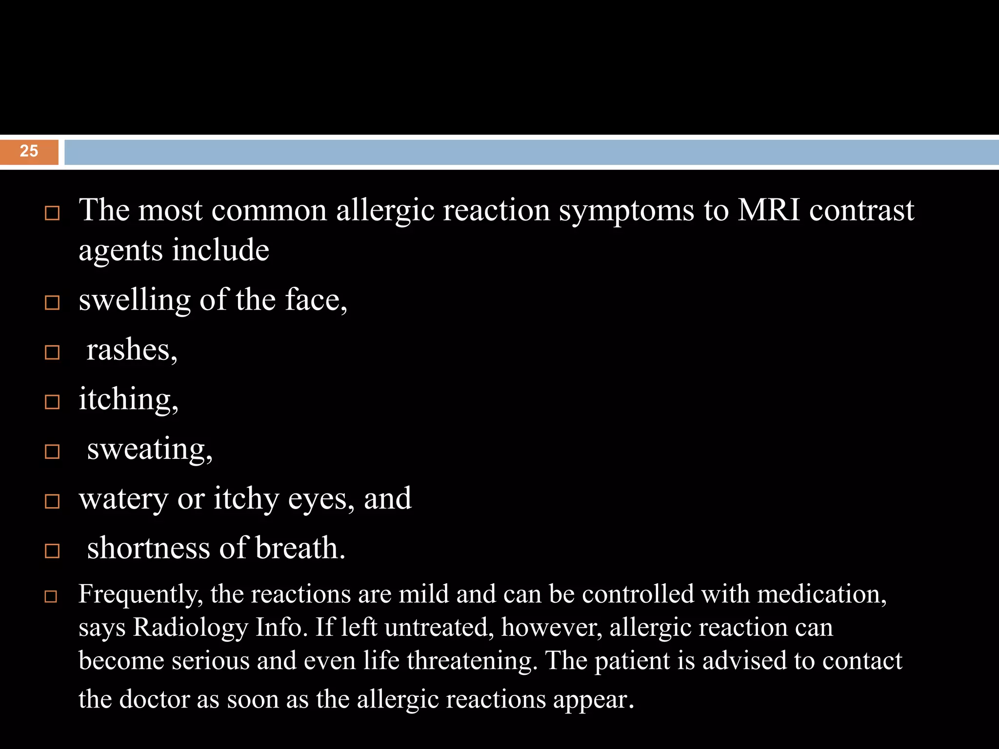 Mri contrast media | PDF