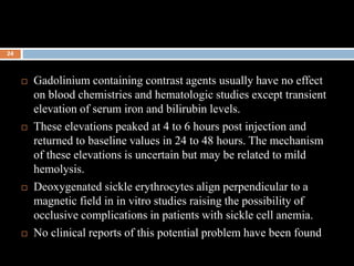 Mri contrast media | PDF