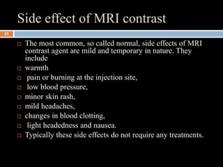 Mri contrast | PPTX