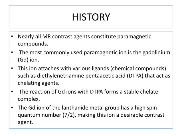 MRI CONTRAST AGENT.pdf | Medical Tests | Medical Health
