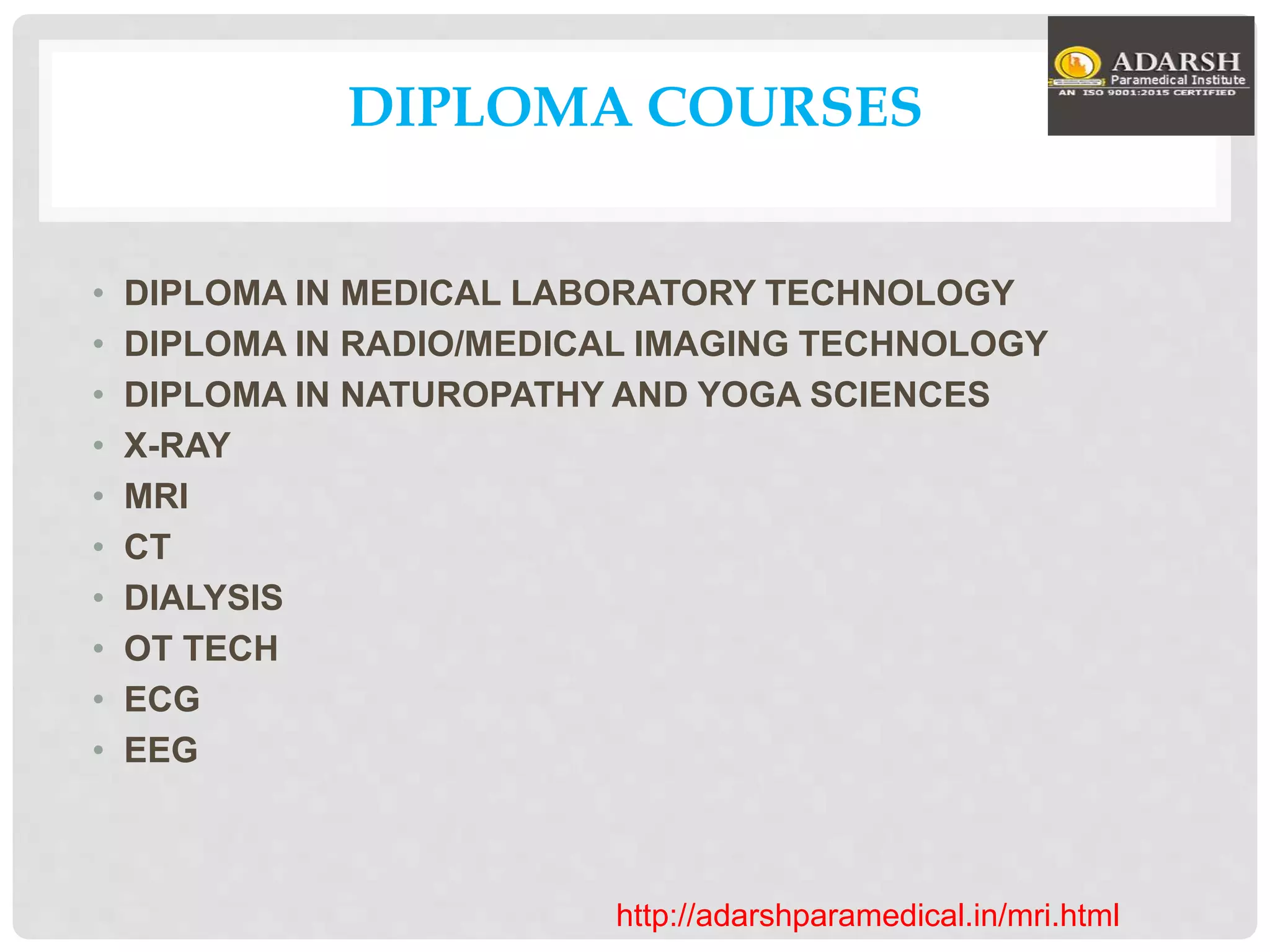 MRI courses in pune,Maharashtra|diploma MRI courses in pune|Adarsh ...