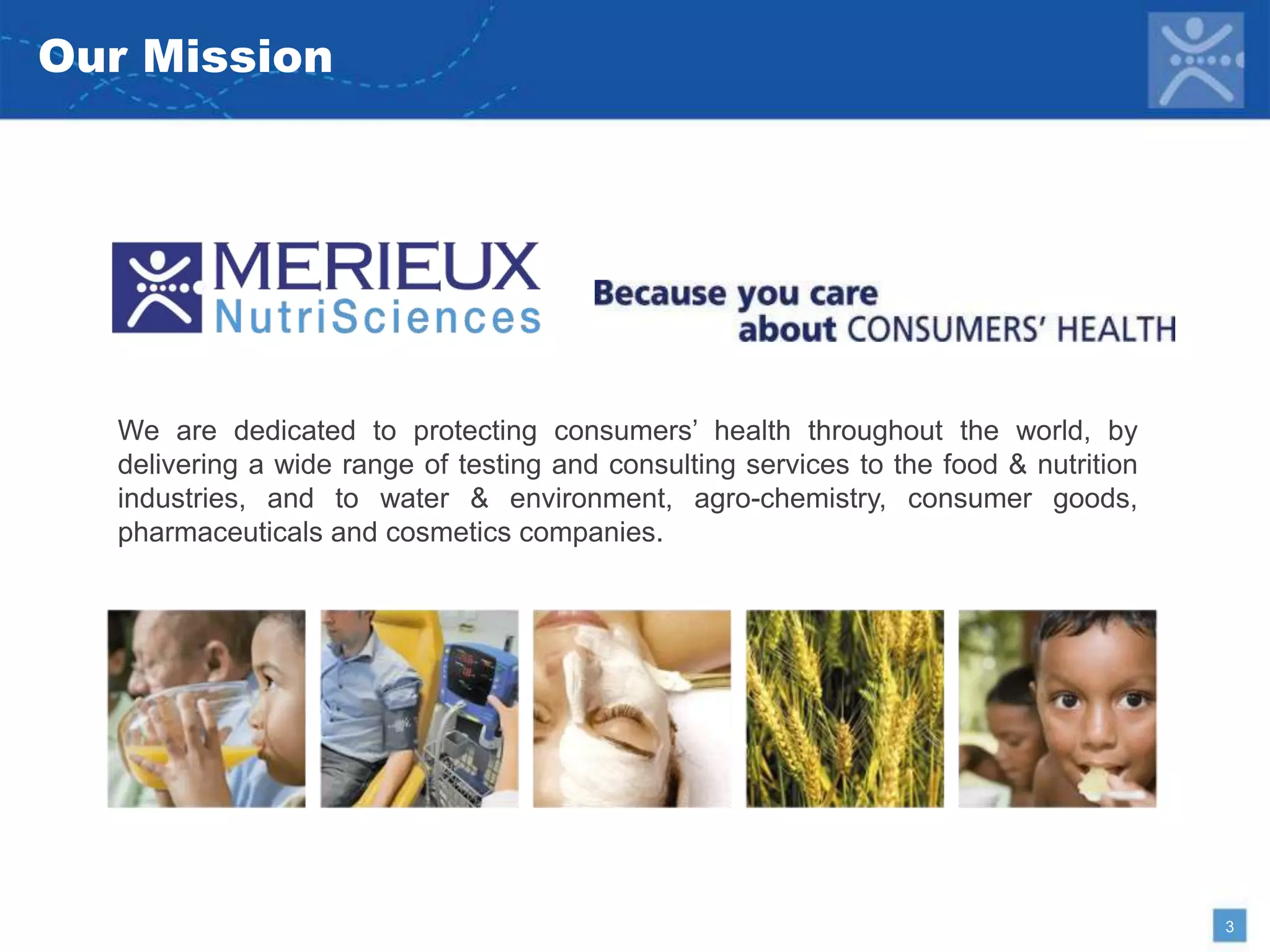 Mérieux NutriSciences corporate presentation | PPTX
