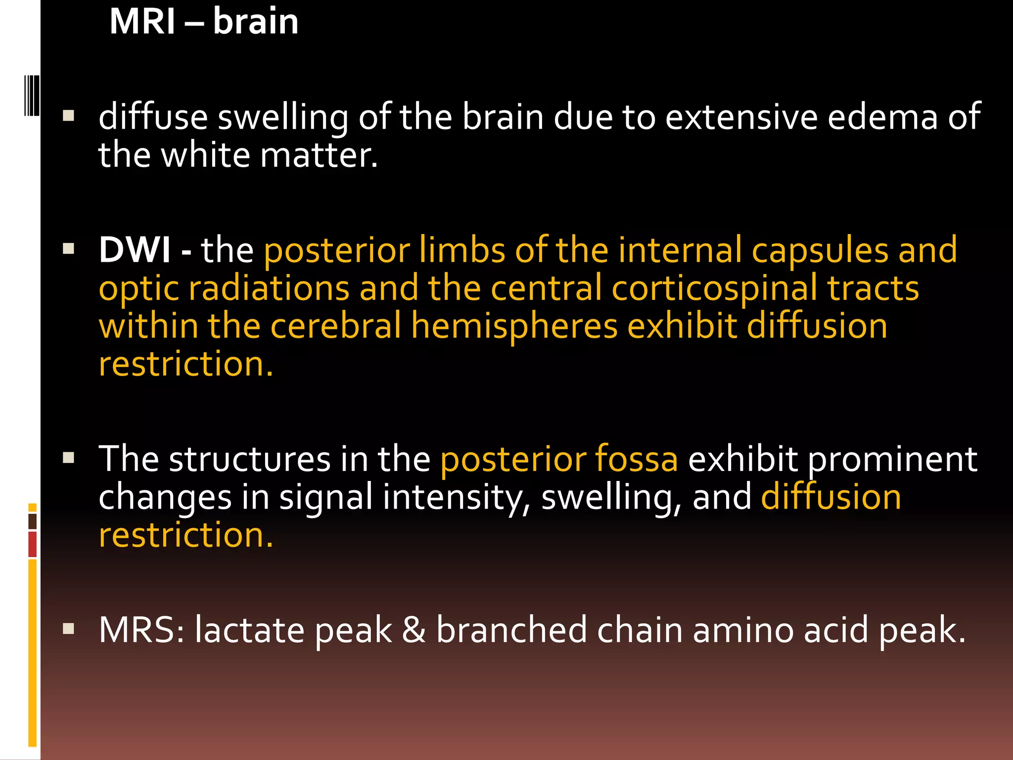 Mri evaluation of pediatric white matter lesions | PPTX