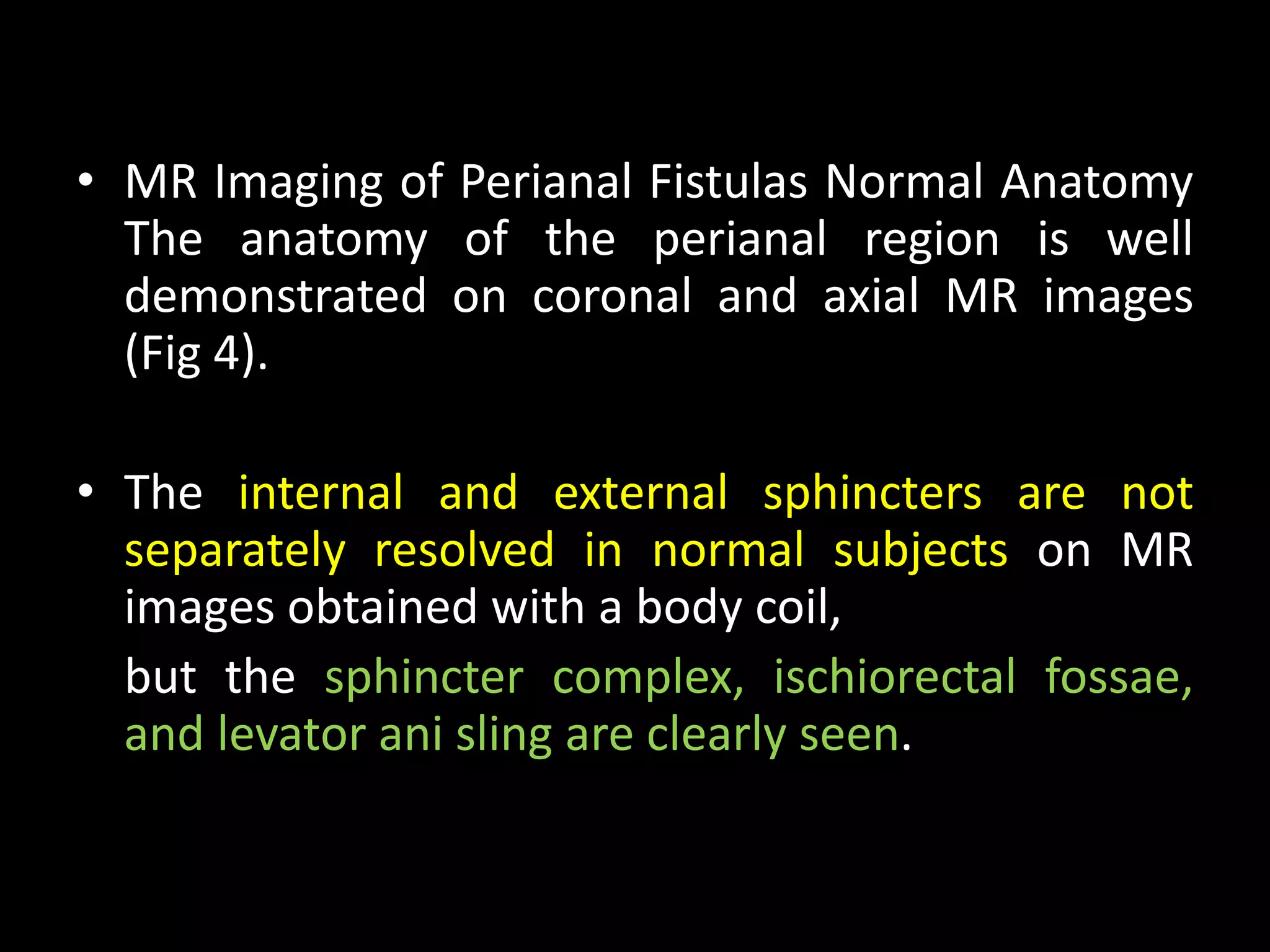 MRI fistulogram | PDF