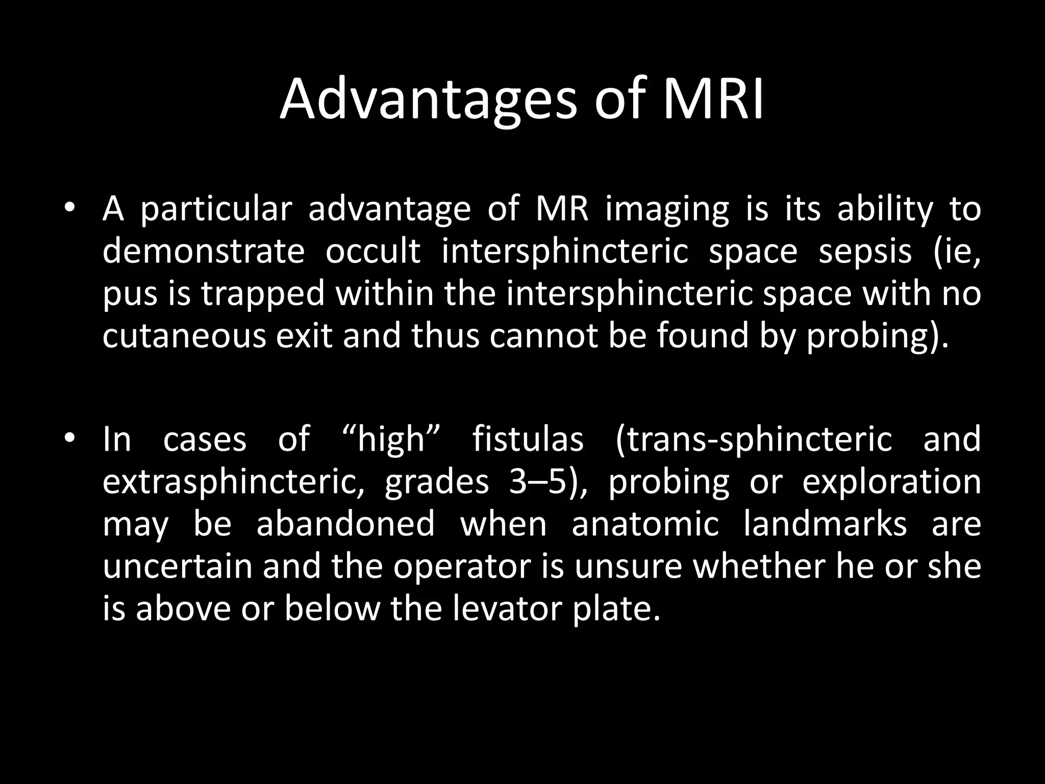 MRI fistulogram | PDF